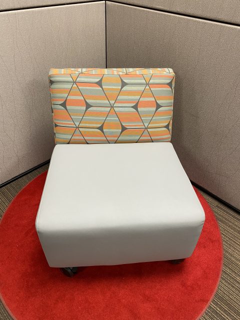 SD101 HON Flock Modular Lounge Chair on Casters - $250 - Ball Office ...